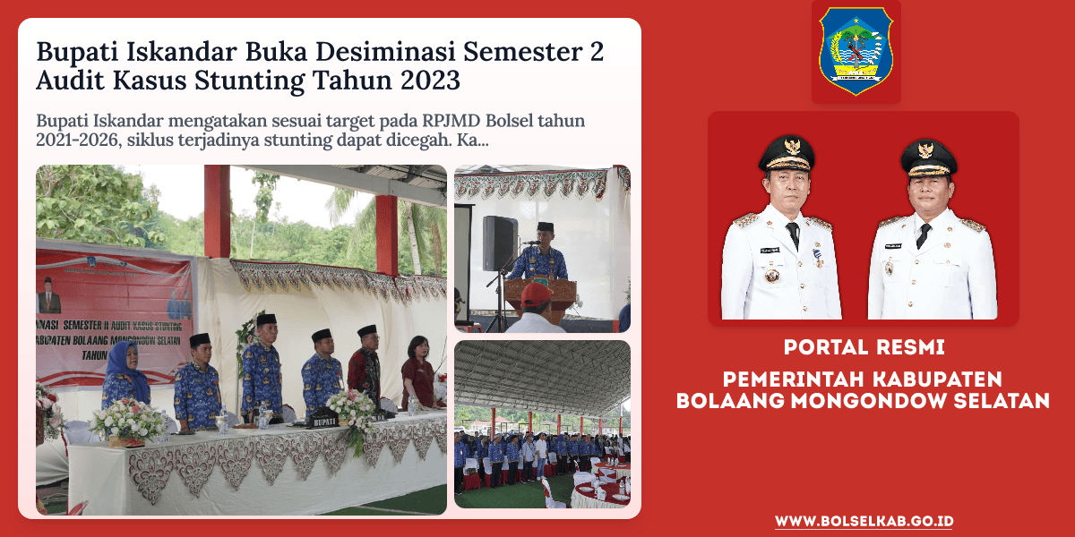 Bupati Iskandar Buka Desiminasi Semester 2 Audit Kasus Stunting Tahun 2023 Bupati Iskandar Buka Desiminasi Semester 2 Audit Kasus Stunting Tahun 2023